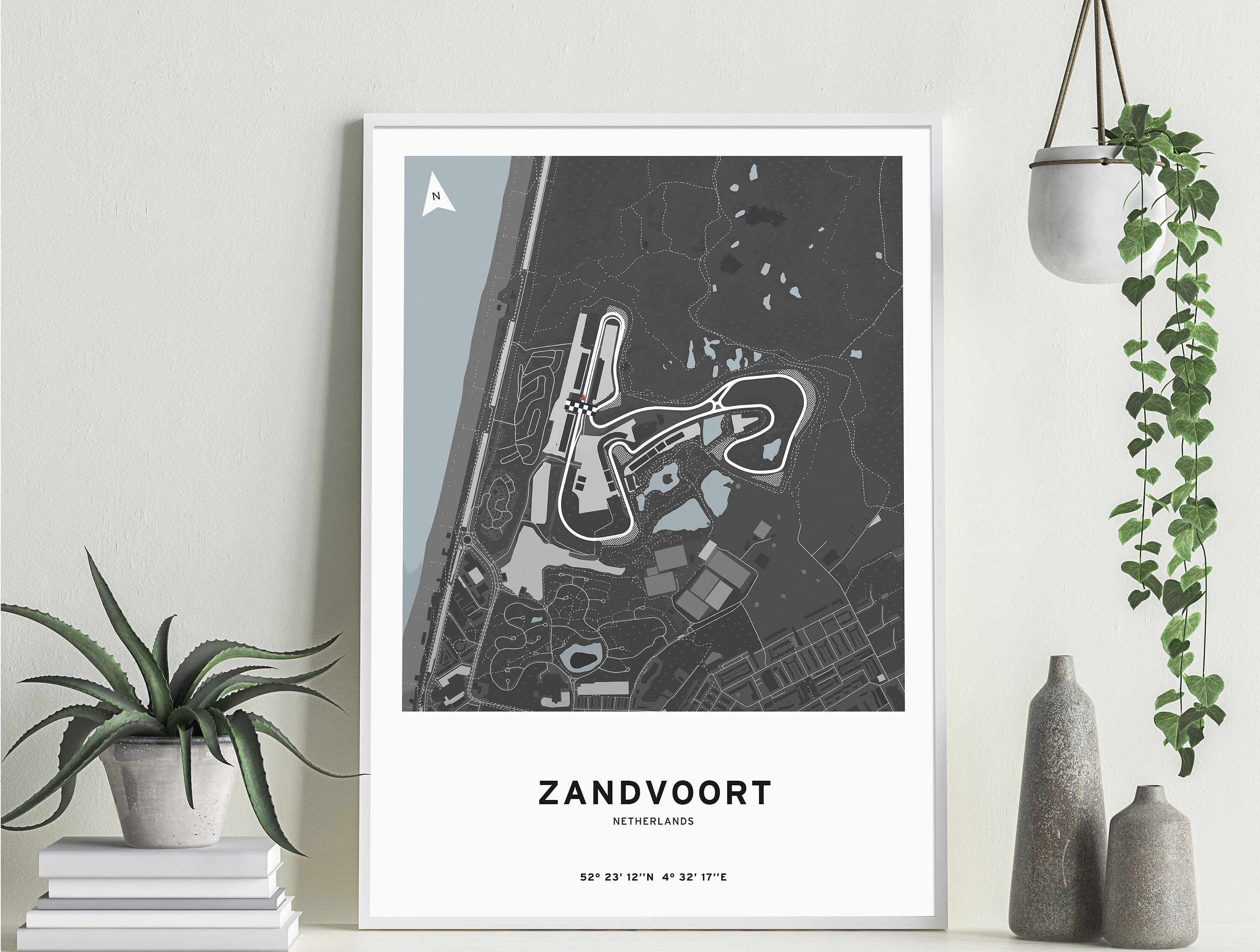 Zandvoort Formula 1 Track Poster Digital Download Print F1 - Etsy