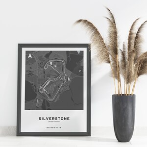 Silverstone Formula 1 Track Poster Digital Download Print F1 Wall Art ...
