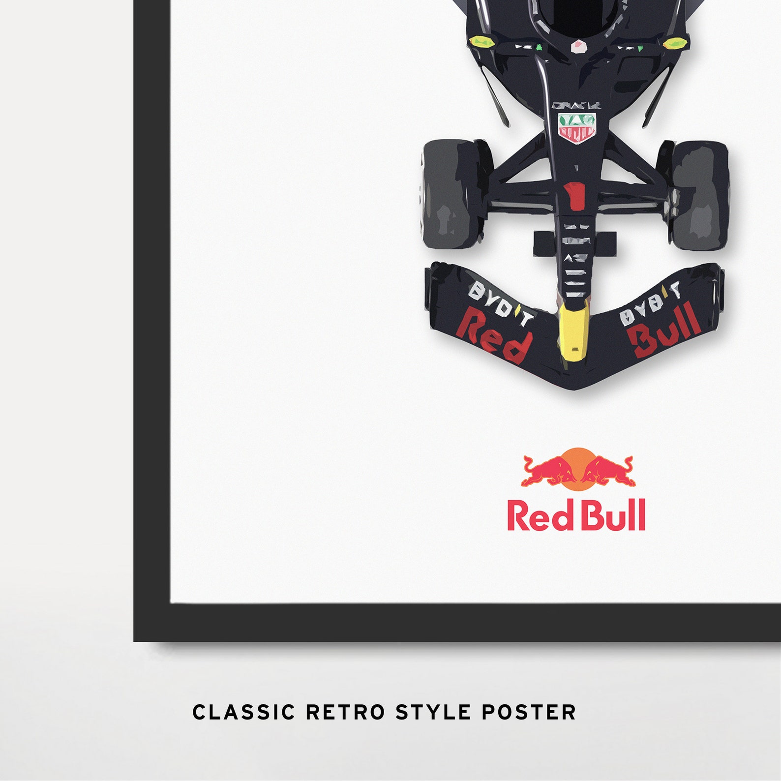 Minimalist Red Bull Formula 1 Poster Digital Download Verstappen Perez ...