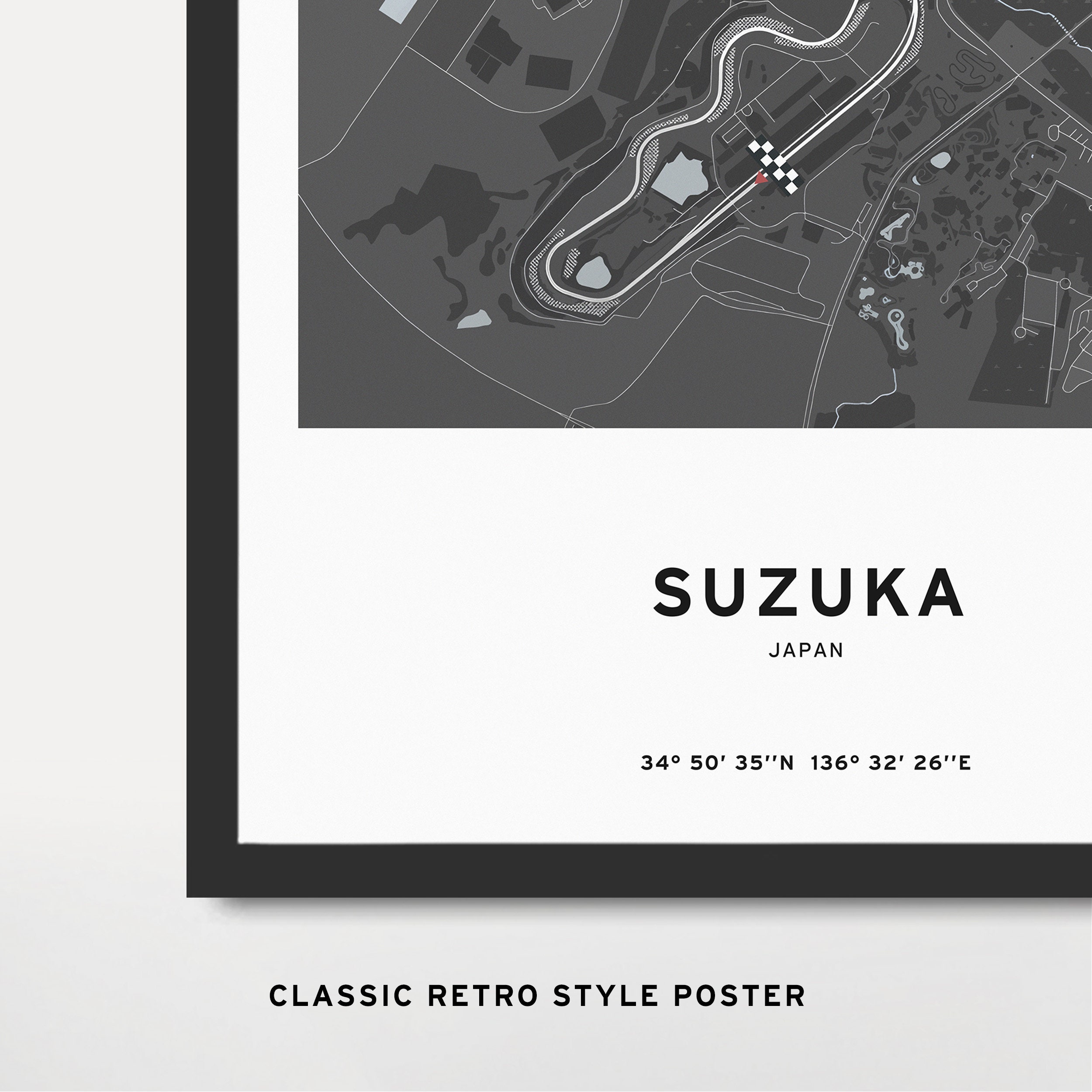 Suzuka Formula 1 Track Poster Digital Download Print F1 Wall - Etsy