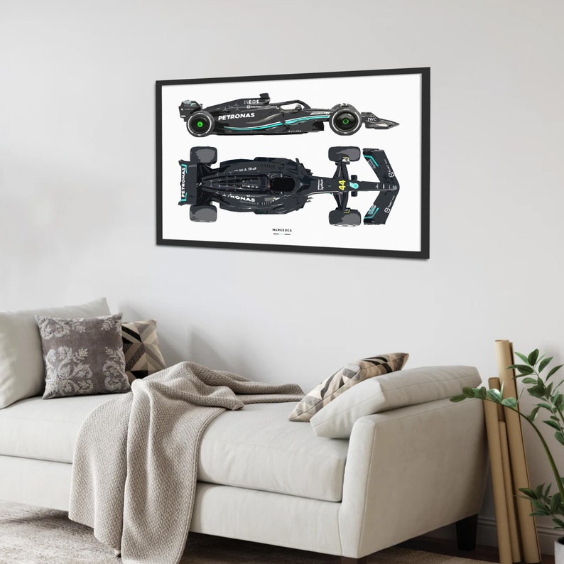 Mercedes Formula 1 Poster Digital Download Lewis Hamilton - Etsy