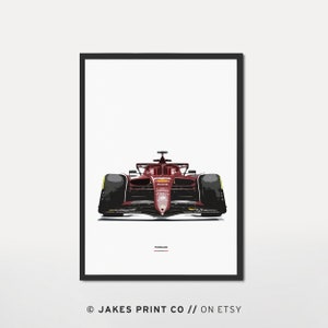 Ferrari Formula 1 Poster Digital Download Charles Leclerc Carlos Sainz ...