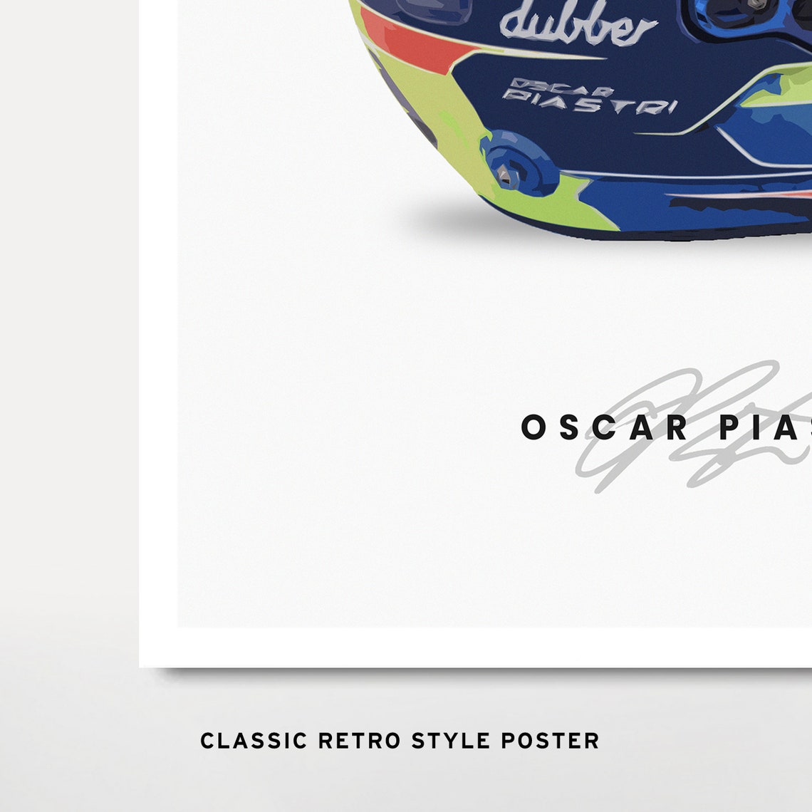 Set of 2 Oscar Piastri Formula 1 Posters Signature Digital Download ...
