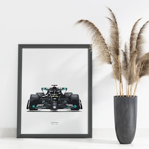 Mercedes Formula 1 Poster Digital Download Lewis Hamilton Print F1 Wall ...