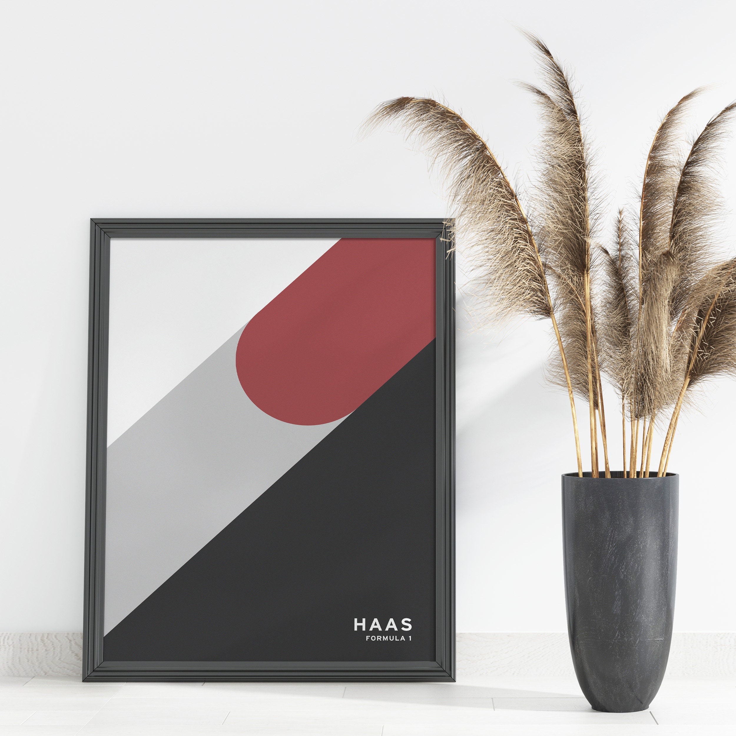 Minimalist Haas Formula 1 Poster Digital Download Print F1 - Etsy