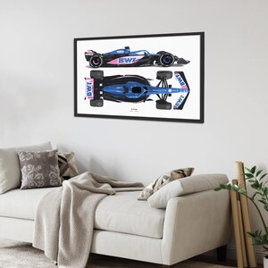Alpine Formula 1 Poster Digital Download Pierre Gasly Esteban Ocon F1 ...