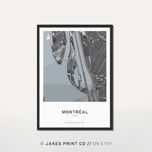Montreal Formula 1 Track Poster Digital Download Print F1 Wall Art Gift ...