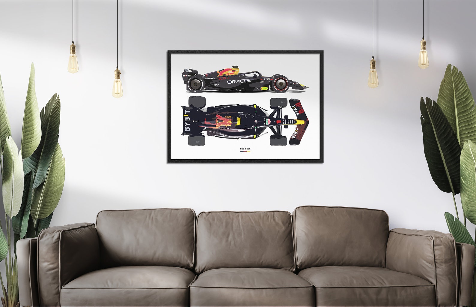Red Bull Formula 1 Poster Digital Download Max Verstappen Print F1 Wall ...