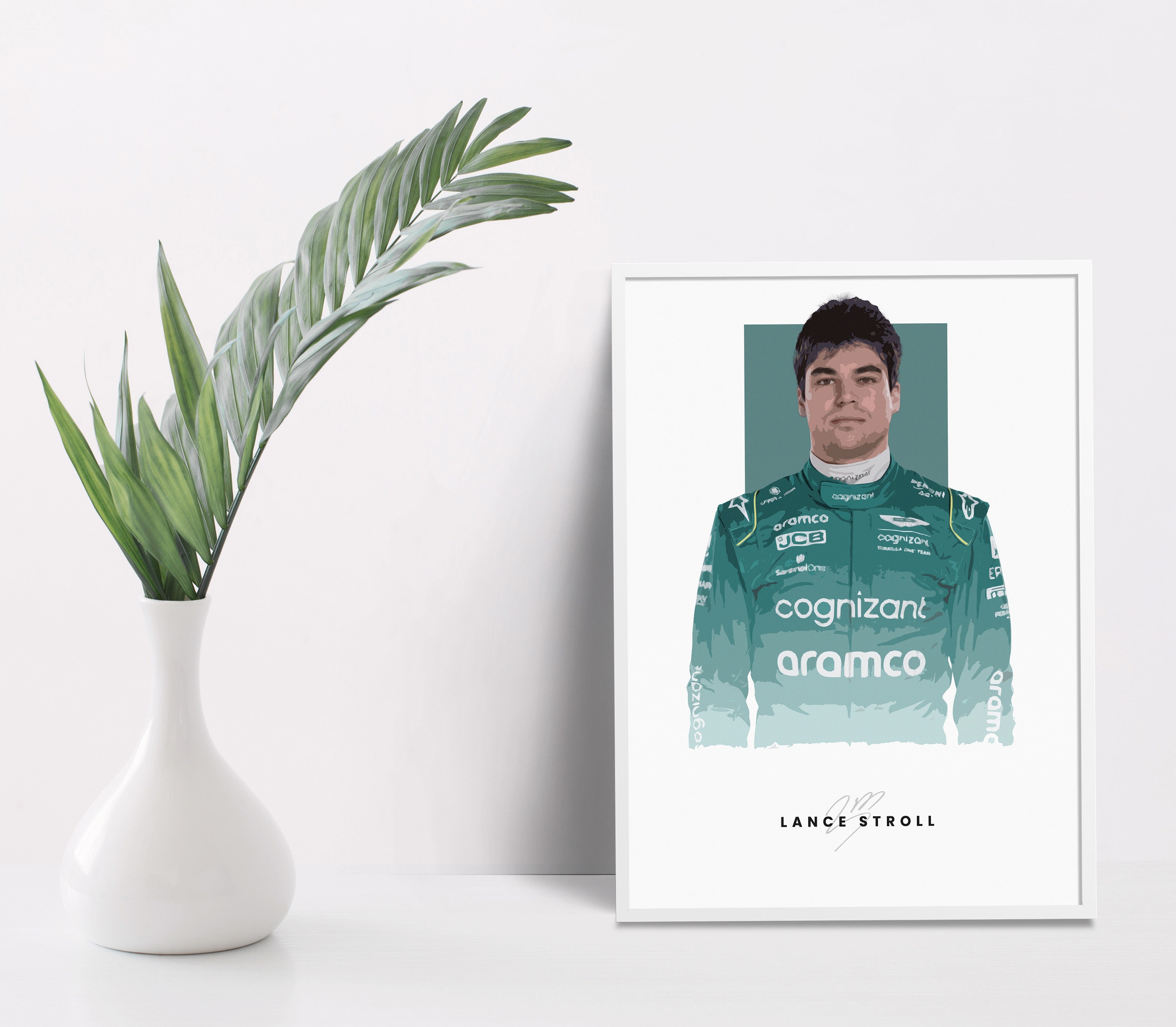 Lance Stroll Formula 1 Poster Signature Digital Download Aston - Etsy