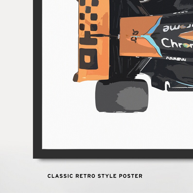 Mclaren Formula 1 Poster Digital Download Lando Norris Print F1 Wall ...