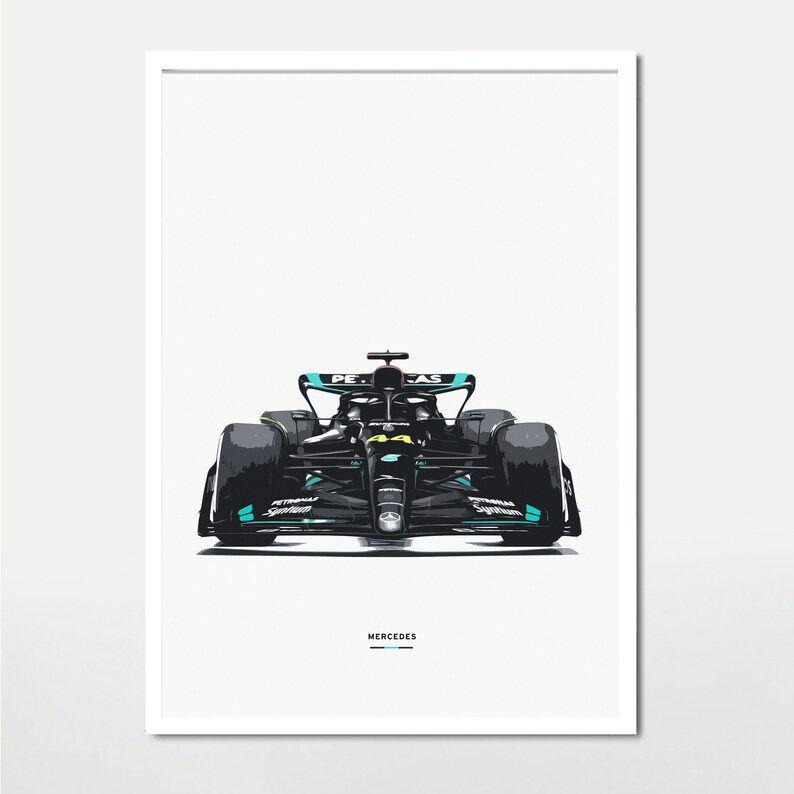 Set of 6 Formula 1 Poster Digital Download Print F1 Wall Art Gift for ...