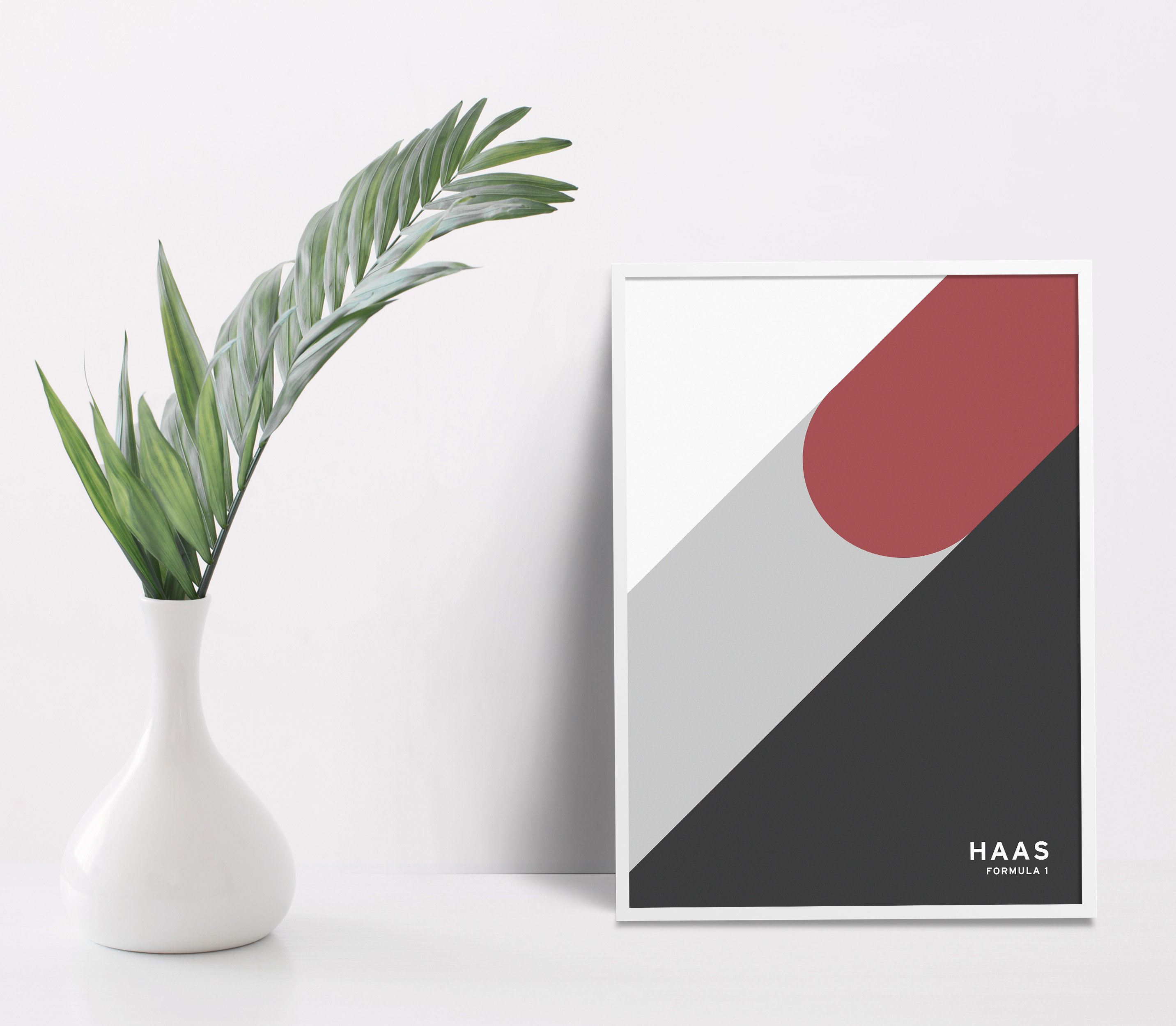 Minimalist Haas Formula 1 Poster Digital Download Print F1 - Etsy