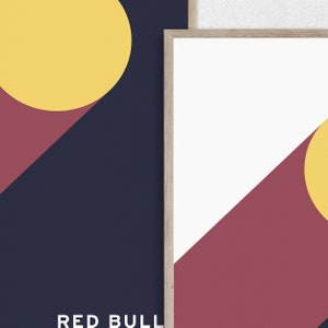 Minimalist Red Bull Formula 1 Poster Max Verstappen F1 Digital Download ...