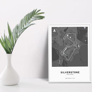 Silverstone Formula 1 Track Poster Digital Download Print F1 Wall Art ...