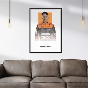 Oscar Piastri Formula 1 Poster Signature Digital Download Mclaren F1 ...
