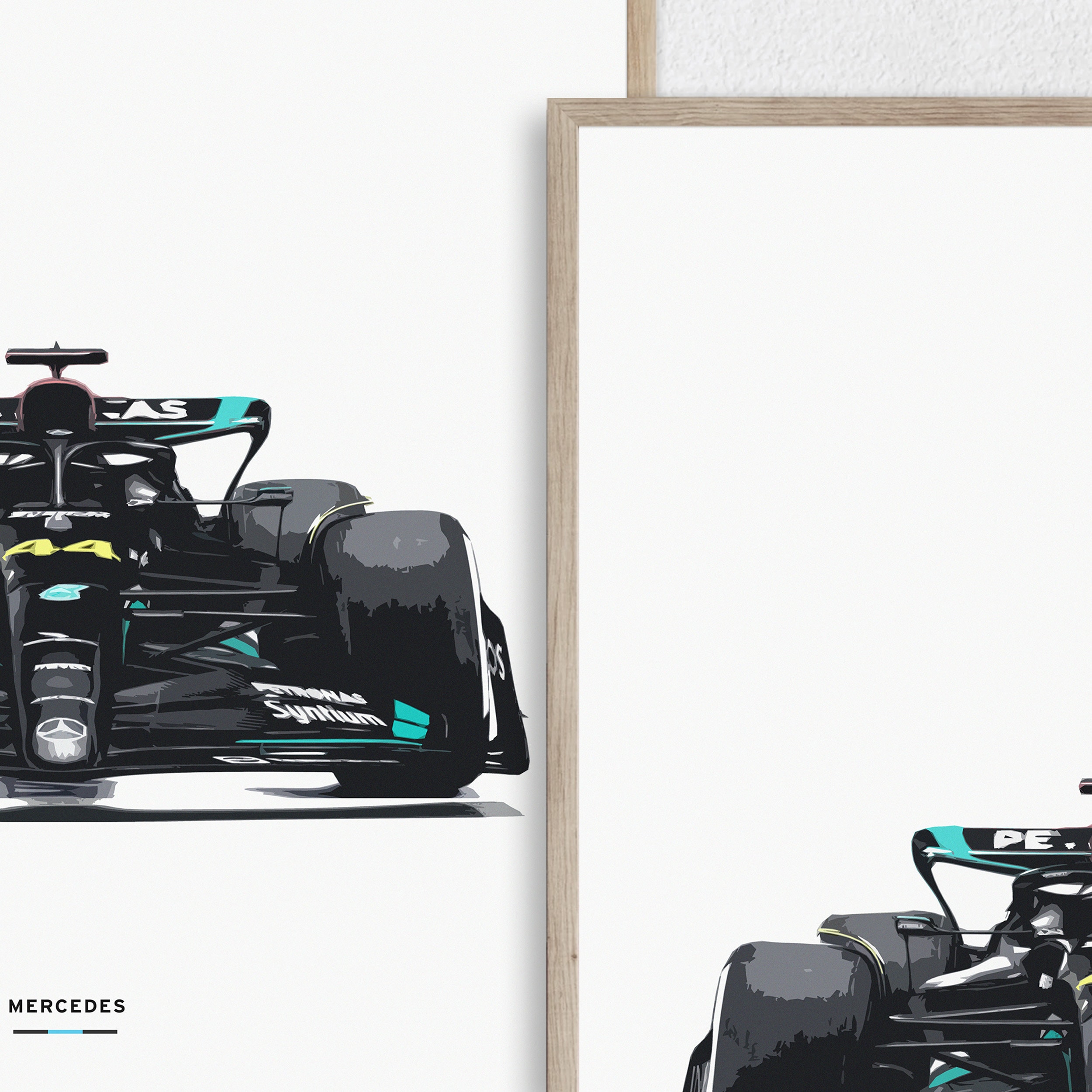 Mercedes Formula 1 Poster Digital Download Lewis Hamilton - Etsy