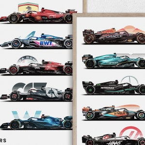 2023 Formula 1 Driver Signature Autographed Poster Digital Download ...