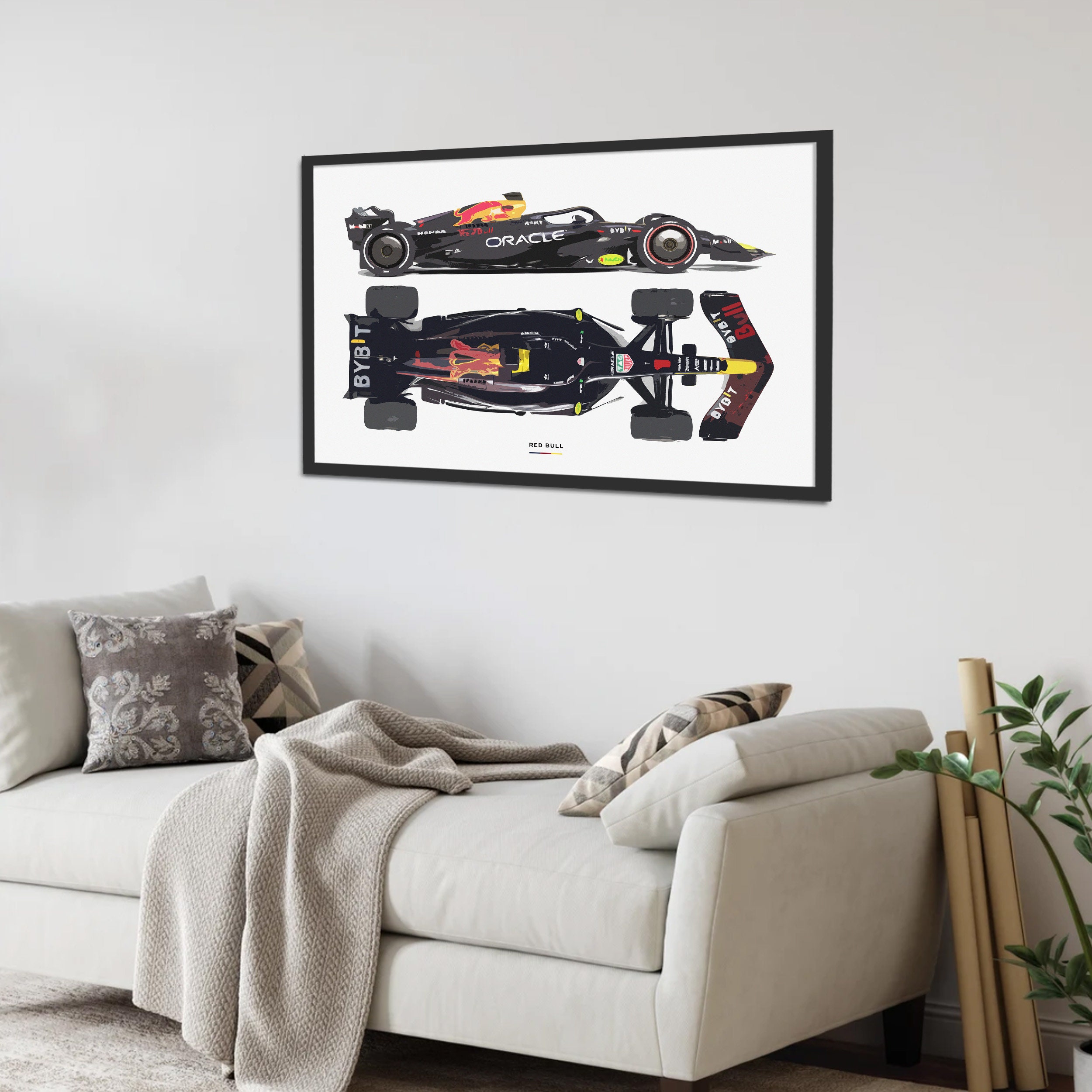 Red Bull Formula 1 Poster Digital Download Max Verstappen Print F1 Wall ...