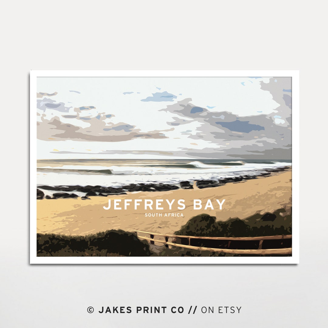 Jeffreys Bay Surf Print Wandkunst Digital Download Surf Art Print ...