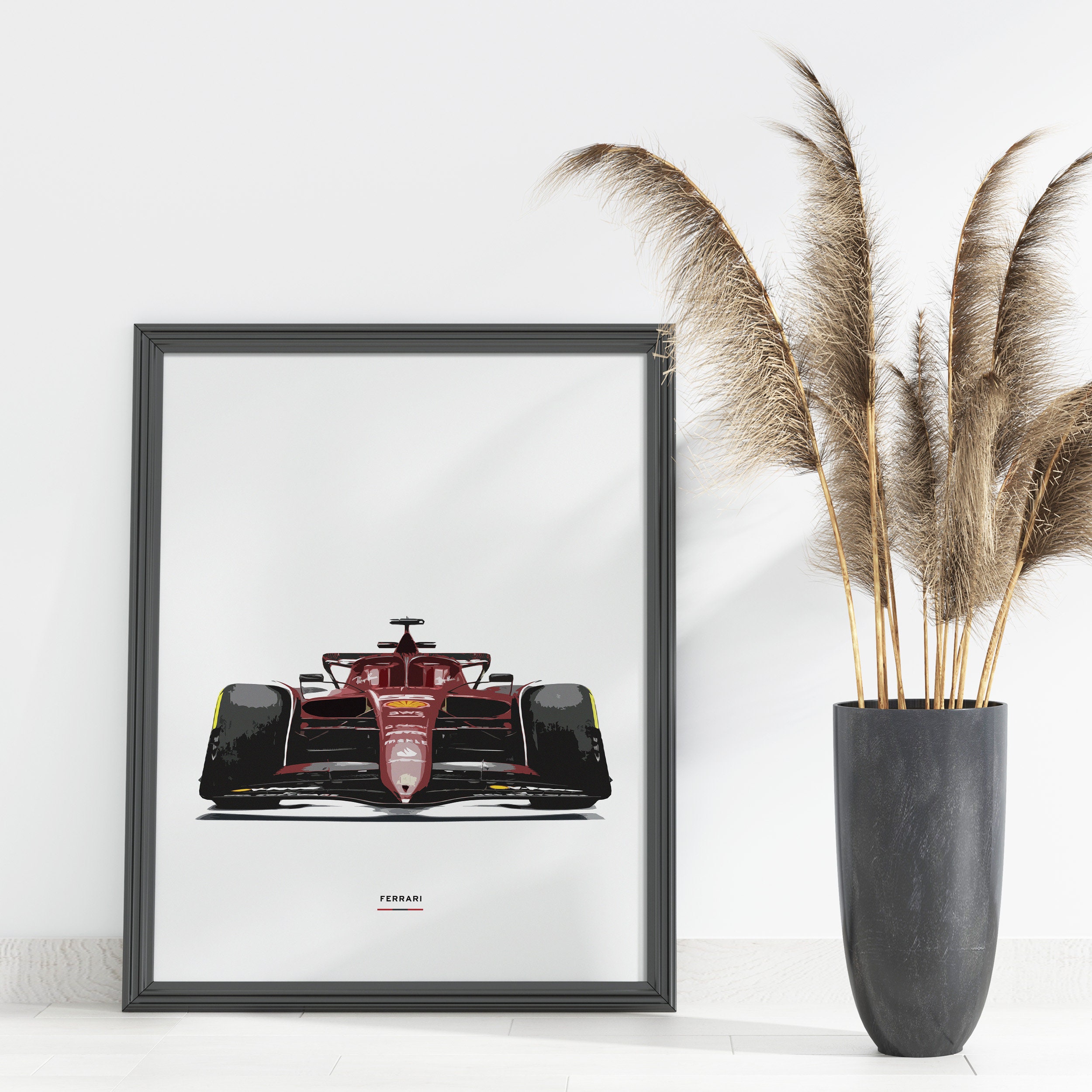 Ferrari Formula 1 Poster Digital Download Charles Leclerc Carlos Sainz ...