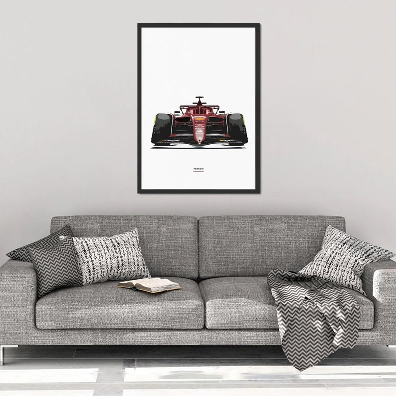 Ferrari Formula 1 Poster Digital Download Charles Leclerc Carlos Sainz ...