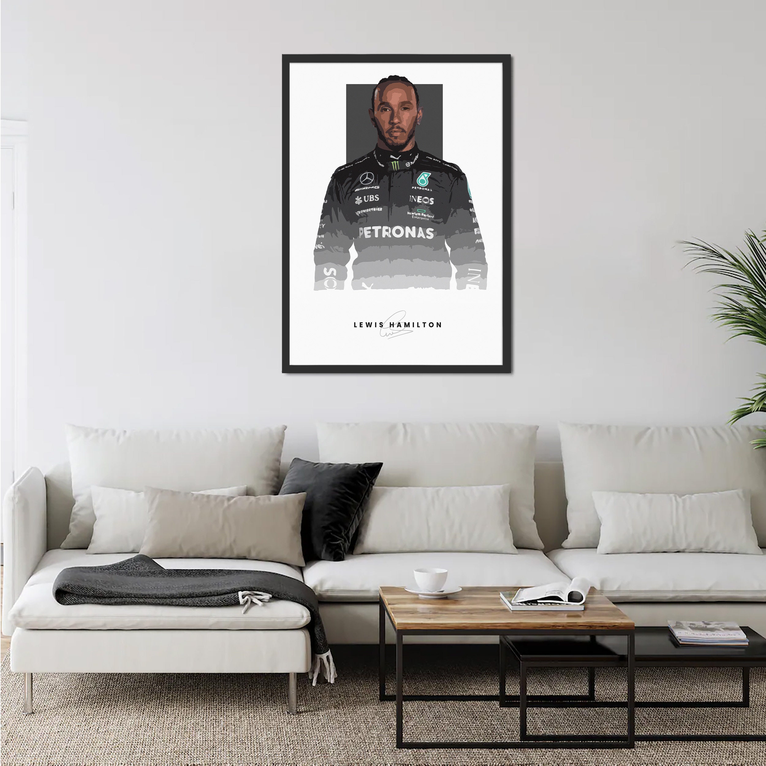 Lewis Hamilton Formula 1 Poster Signature Digital Download - Etsy