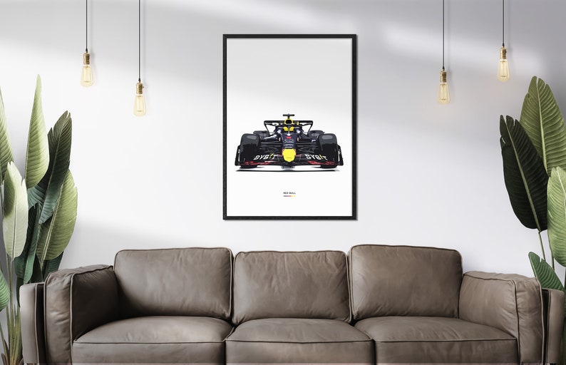 Red Bull Formula 1 Poster Digital Download Max Verstappen Print F1 Wall ...