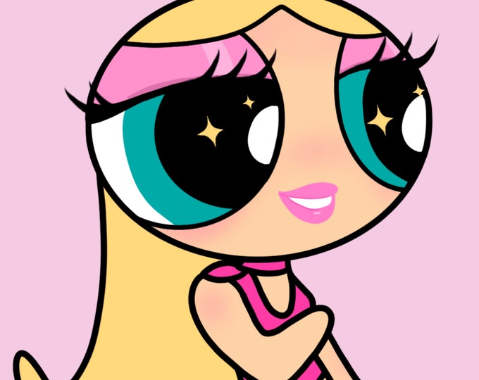 Custom Powerpuff Girl you Cute and Quirky Gift or Icon - Etsy