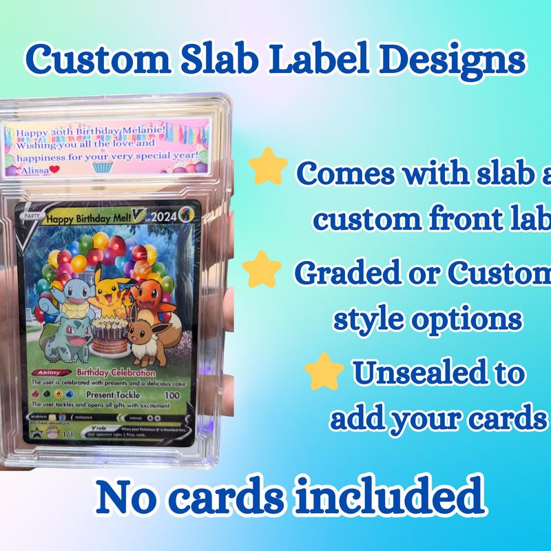 Custom Slab With Label - Etsy