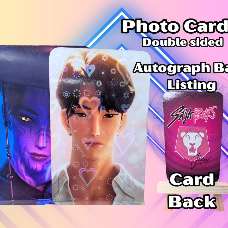 Kpop Demon Hunters Photocard - Etsy