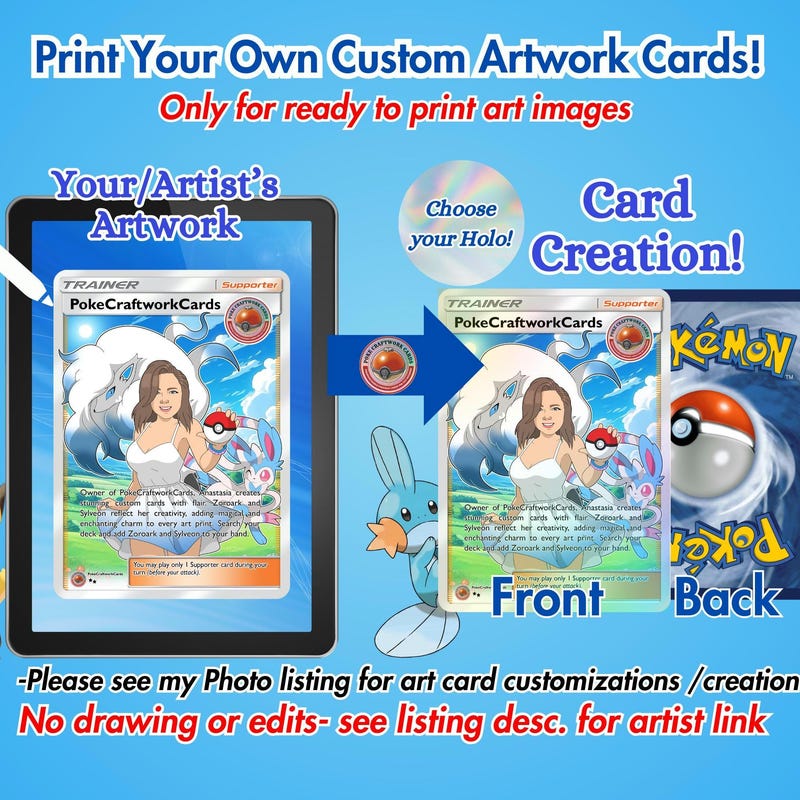 Keepsake Trading Cards - Etsy