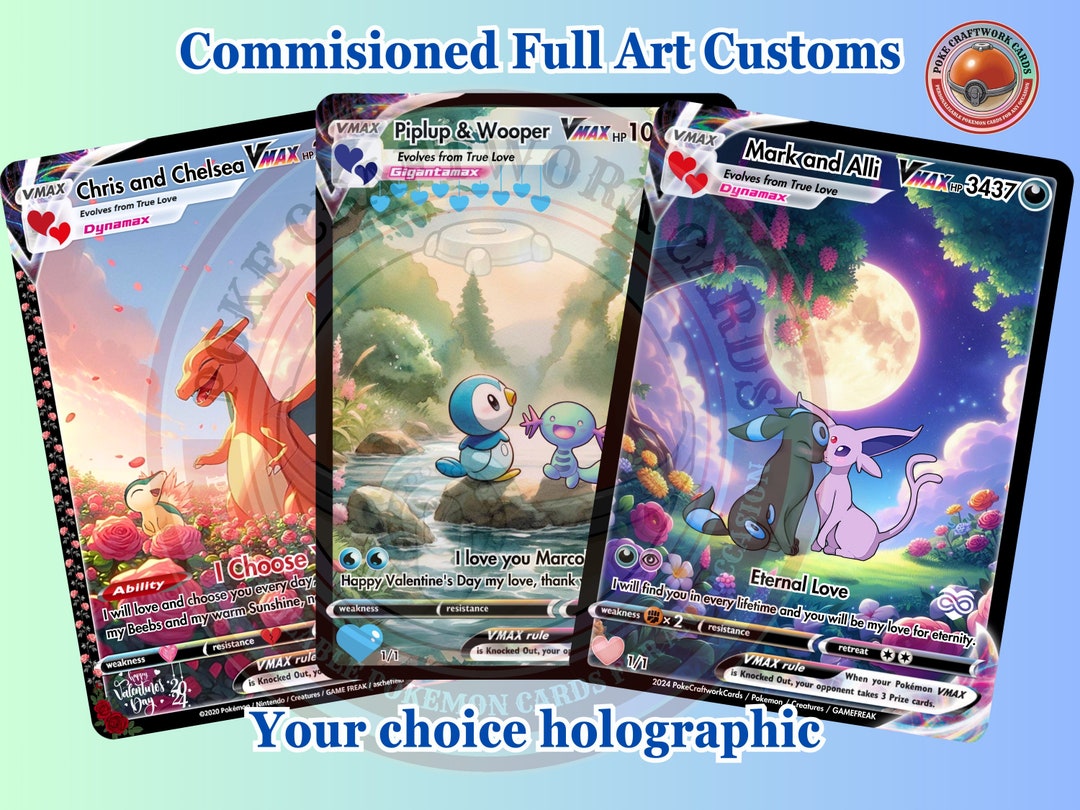 Commission Full Custom Art Trading Card Personalized Trading Card ...
