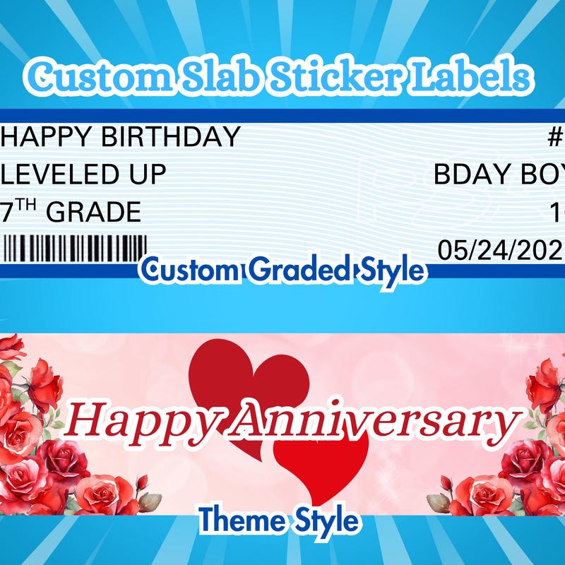 Psa Slabs and Labels - Etsy