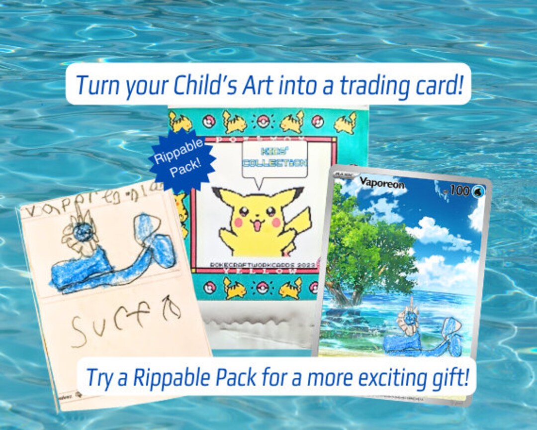 Kids Drawing Turned in a Pokemon Card Drawings Pokemon Drawing Kid ...