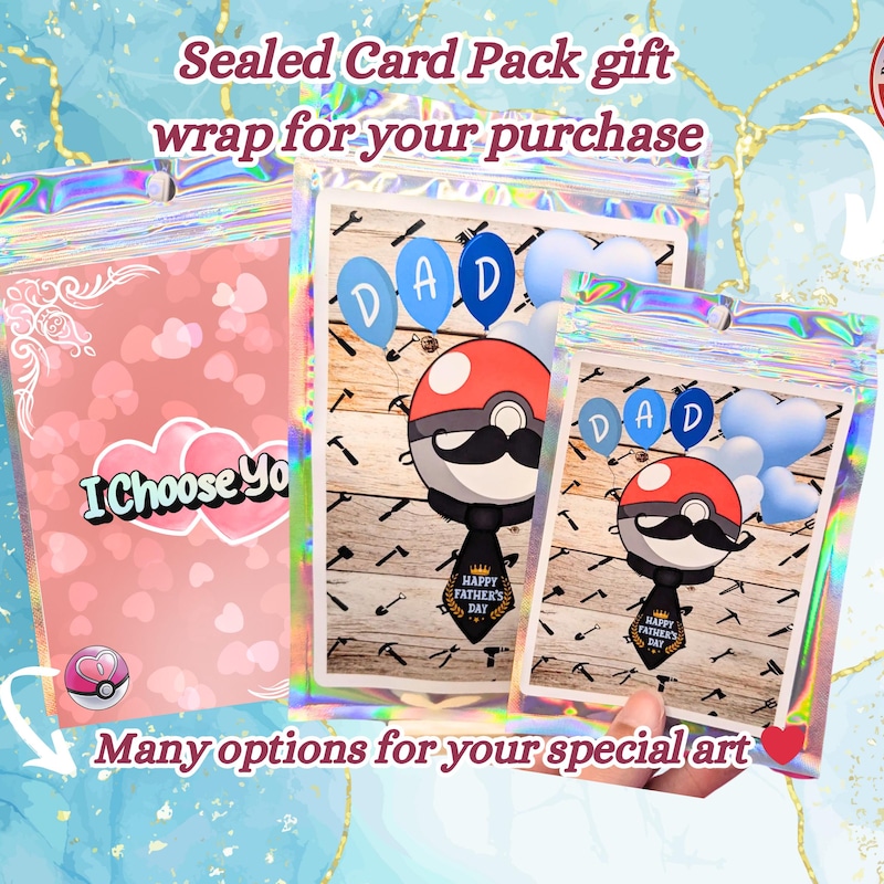 Custom Pokémons Card Packs - Etsy