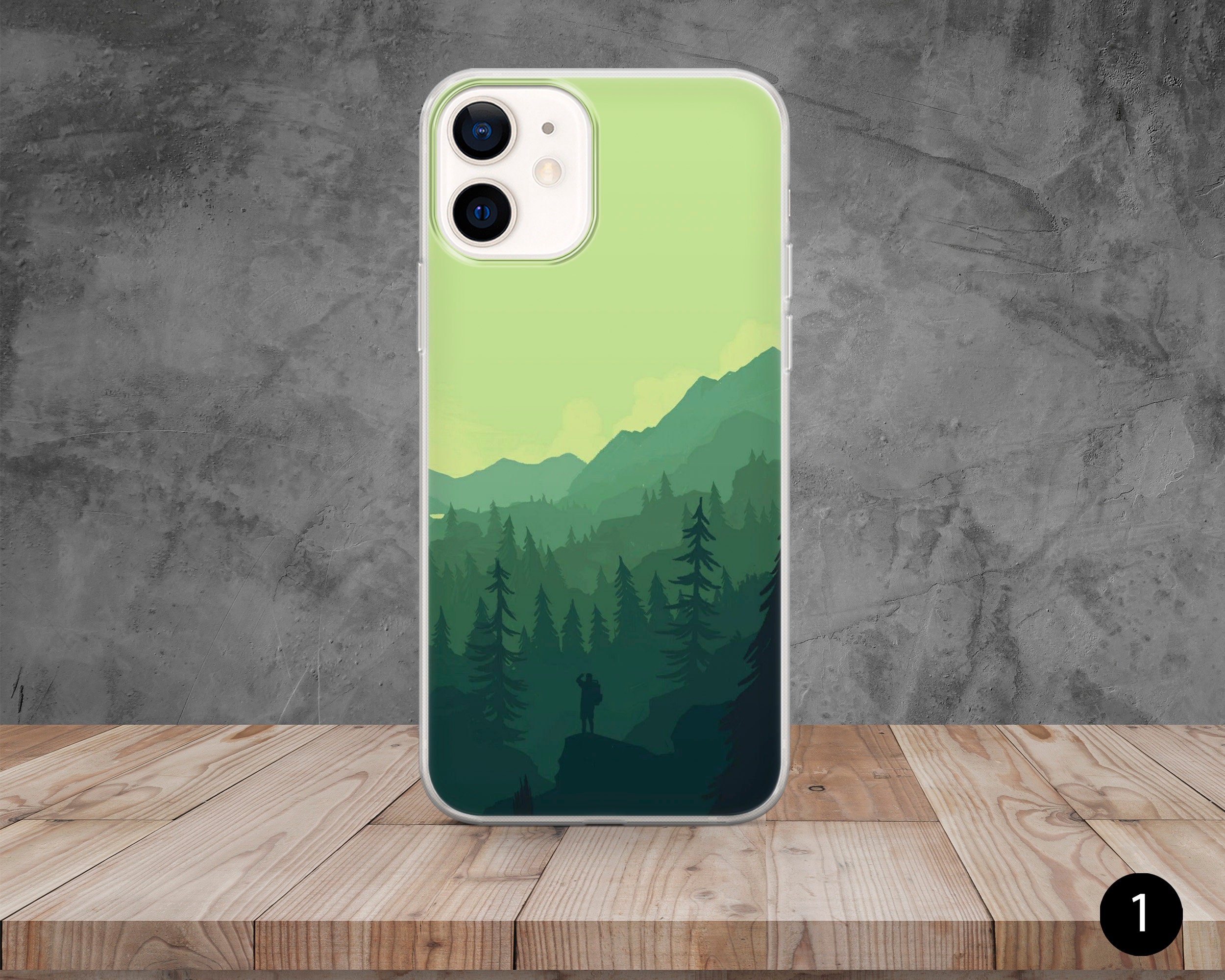 Mountain Forest Hiking in the Wild Phone Case for iPhone 14, 12, 11 Pro ...
