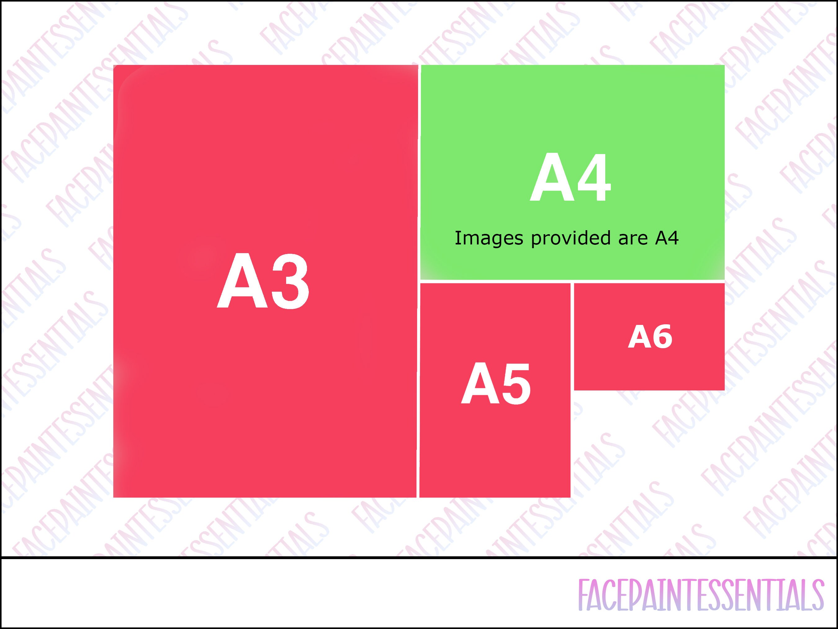 Printable Face Paint Payment Sign, Designs for Face Painters - Etsy