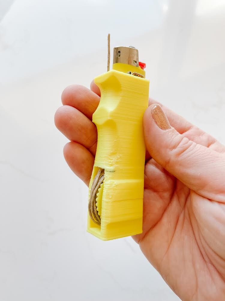 Greenlit Lighter Hemp Wick Dispenser - Etsy