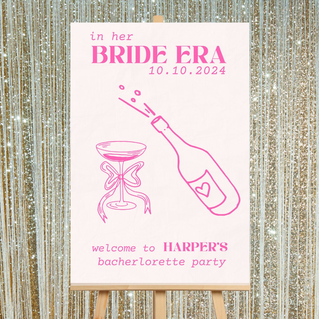 Taylor Swift Bachelorette Welcome Sign, Taylor Swift Bridal Shower ...