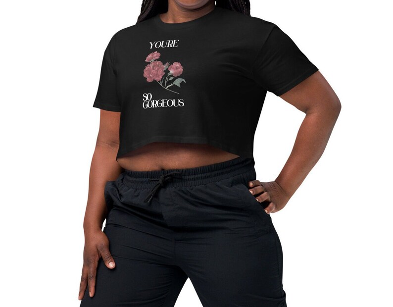 You're so Gorgeous Womens Crop Top, Subtle Taylor Swift Crop Top ...