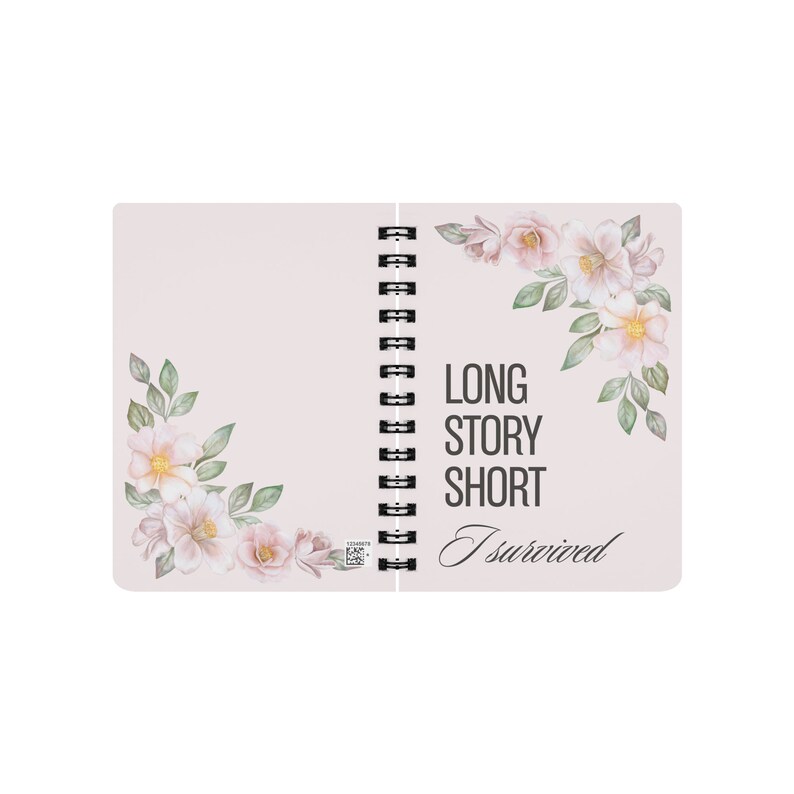 Long Story Short I Survived Spiral Notebook, Taylor Swift Notebook ...