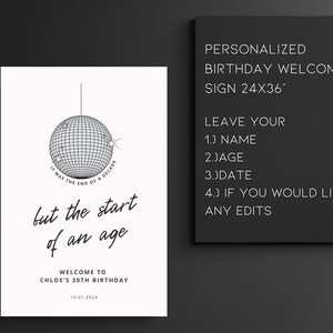 Taylor Swift Birthday Welcome Sign, It Was the End of A Decade but the ...