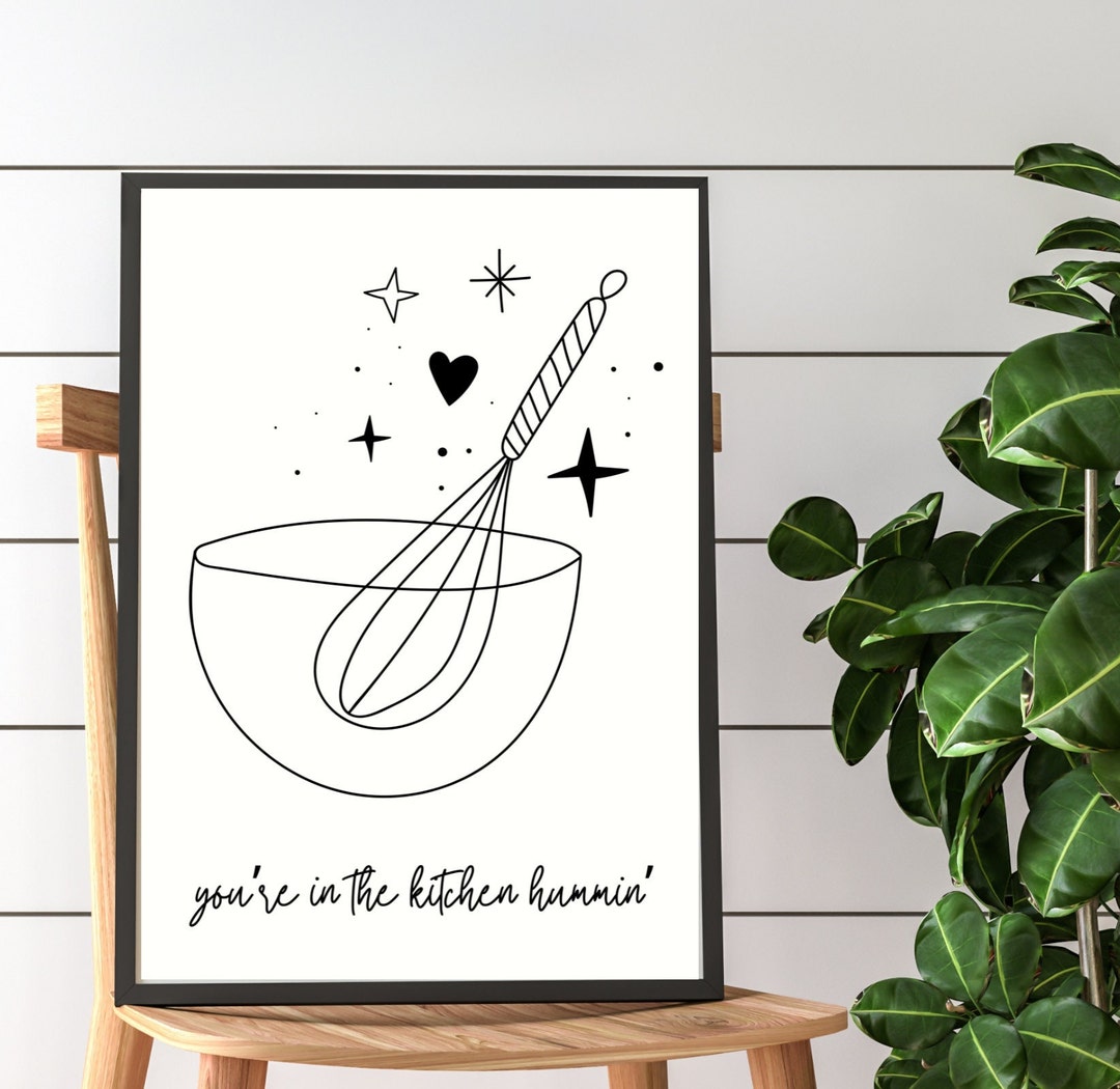 Trendy Kitchen Print, You're in the Kitchen Hummin' Taylor Swift ...