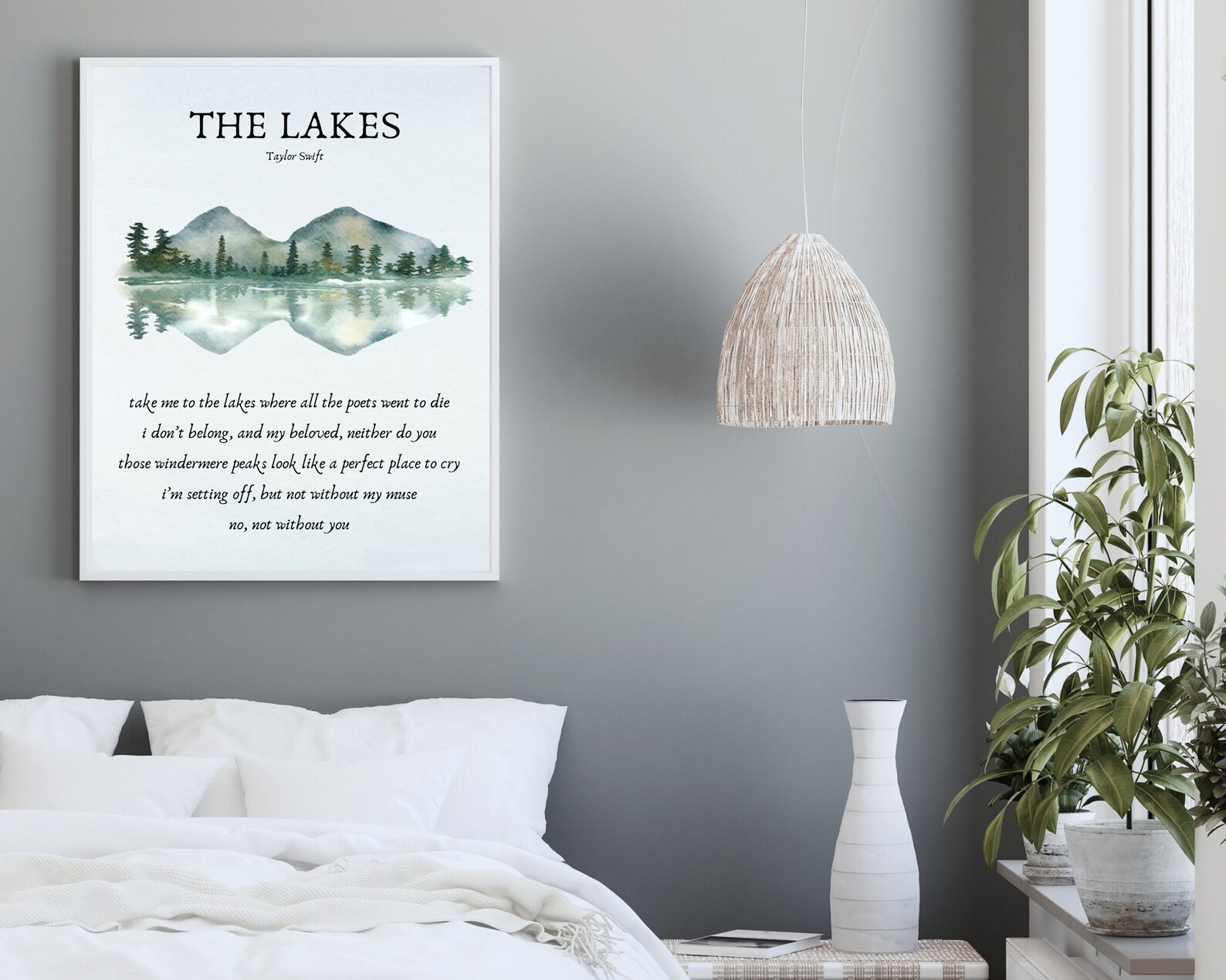 Taylor Swift the Lakes Lyric Digital Print, Instant Download, Printable ...