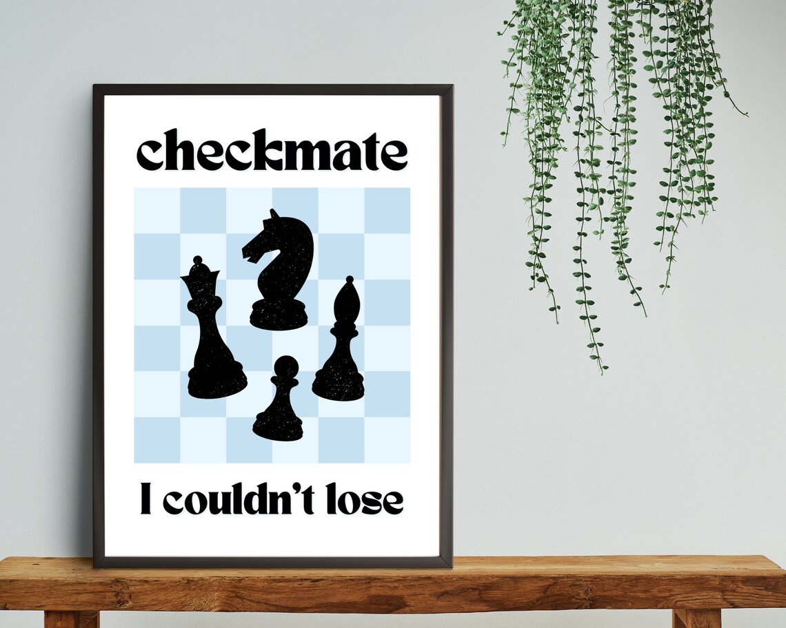 Checkmate I Couldn't Lose Digital Print, Taylor Swift Mastermind Lyrics ...