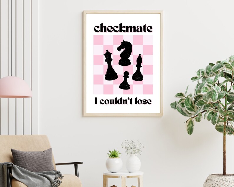 Checkmate I Couldn't Lose Digital Print, Taylor Swift Mastermind Lyrics ...