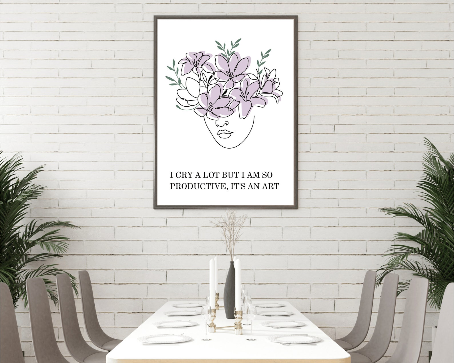 I Cry A Lot but I Am so Productive It's an Art Digital Print 8x10 11x14 ...
