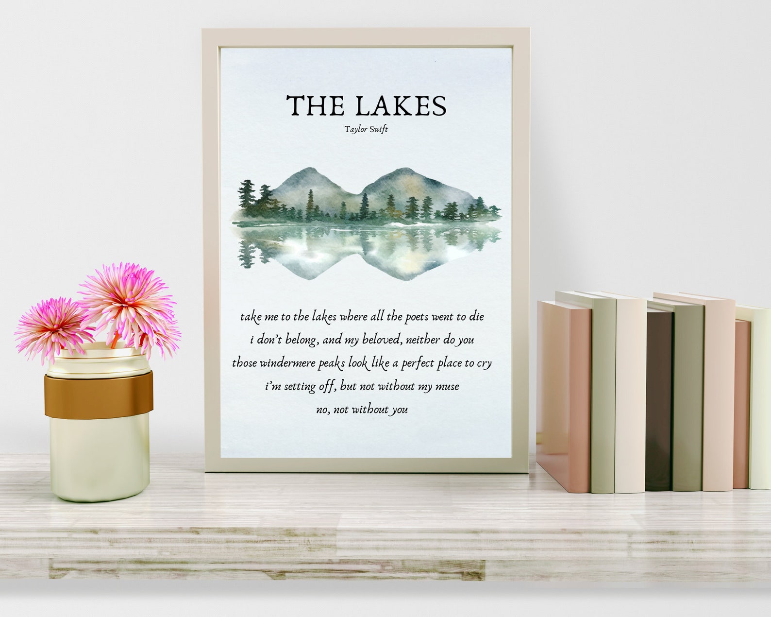 Taylor Swift the Lakes Lyric Digital Print, Instant Download, Printable ...