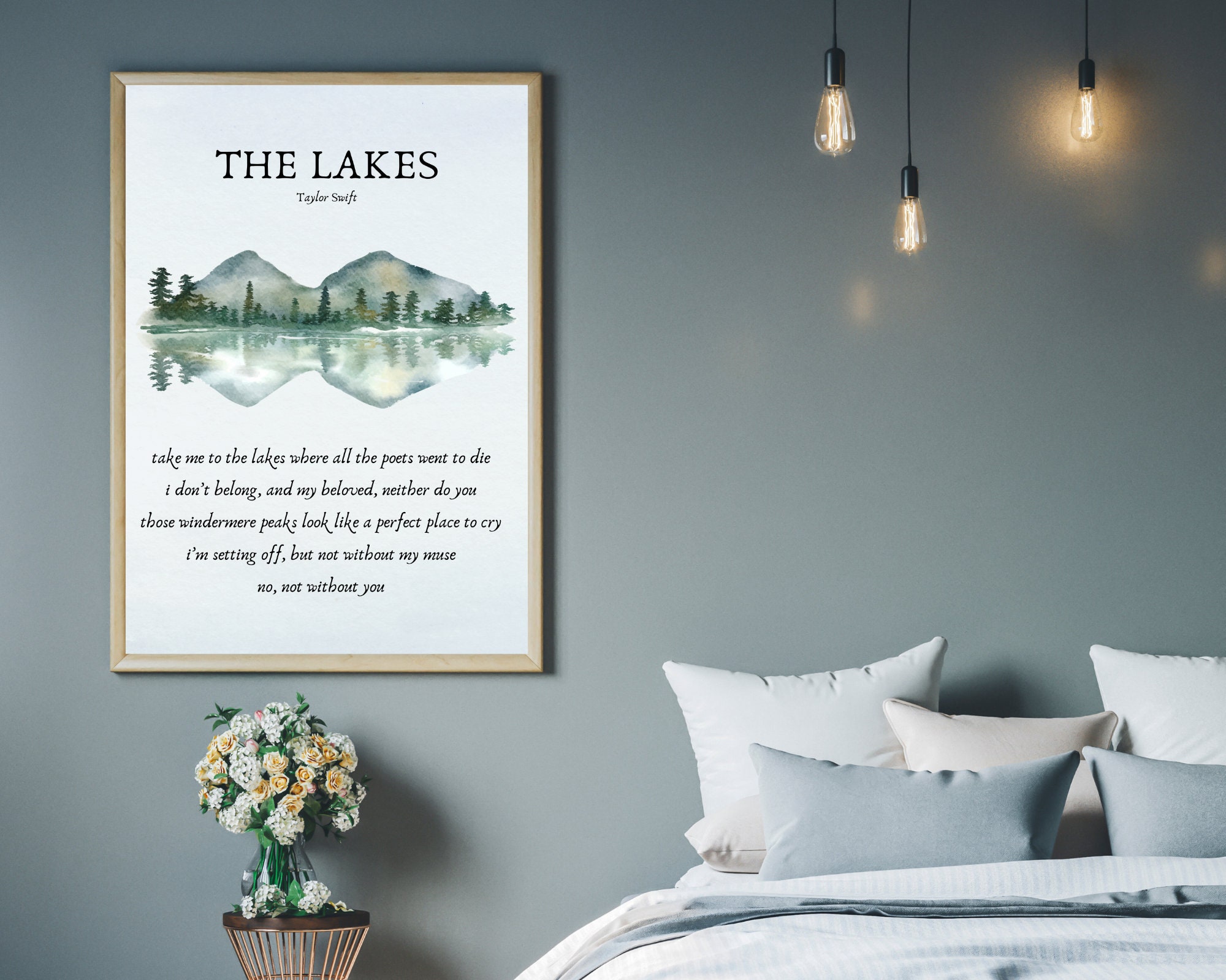 Taylor Swift the Lakes Lyric Digital Print, Instant Download, Printable ...