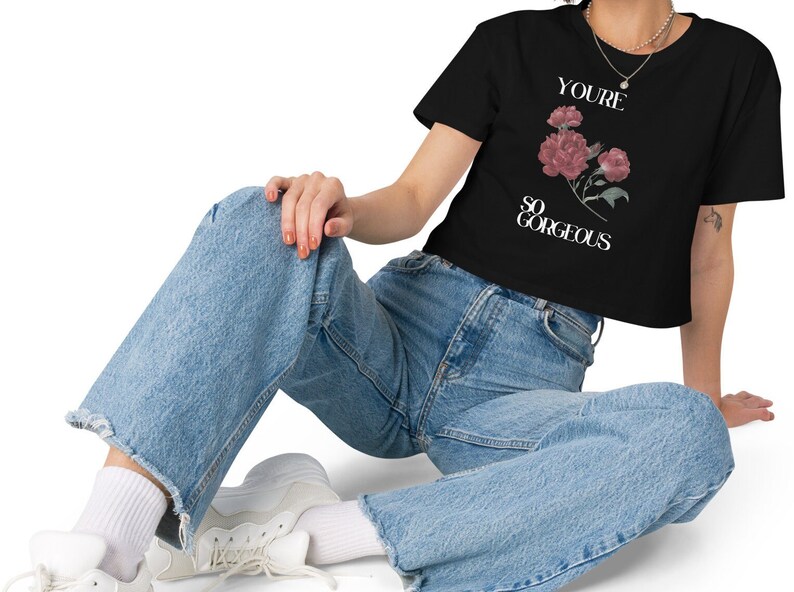 You're so Gorgeous Womens Crop Top, Subtle Taylor Swift Crop Top ...